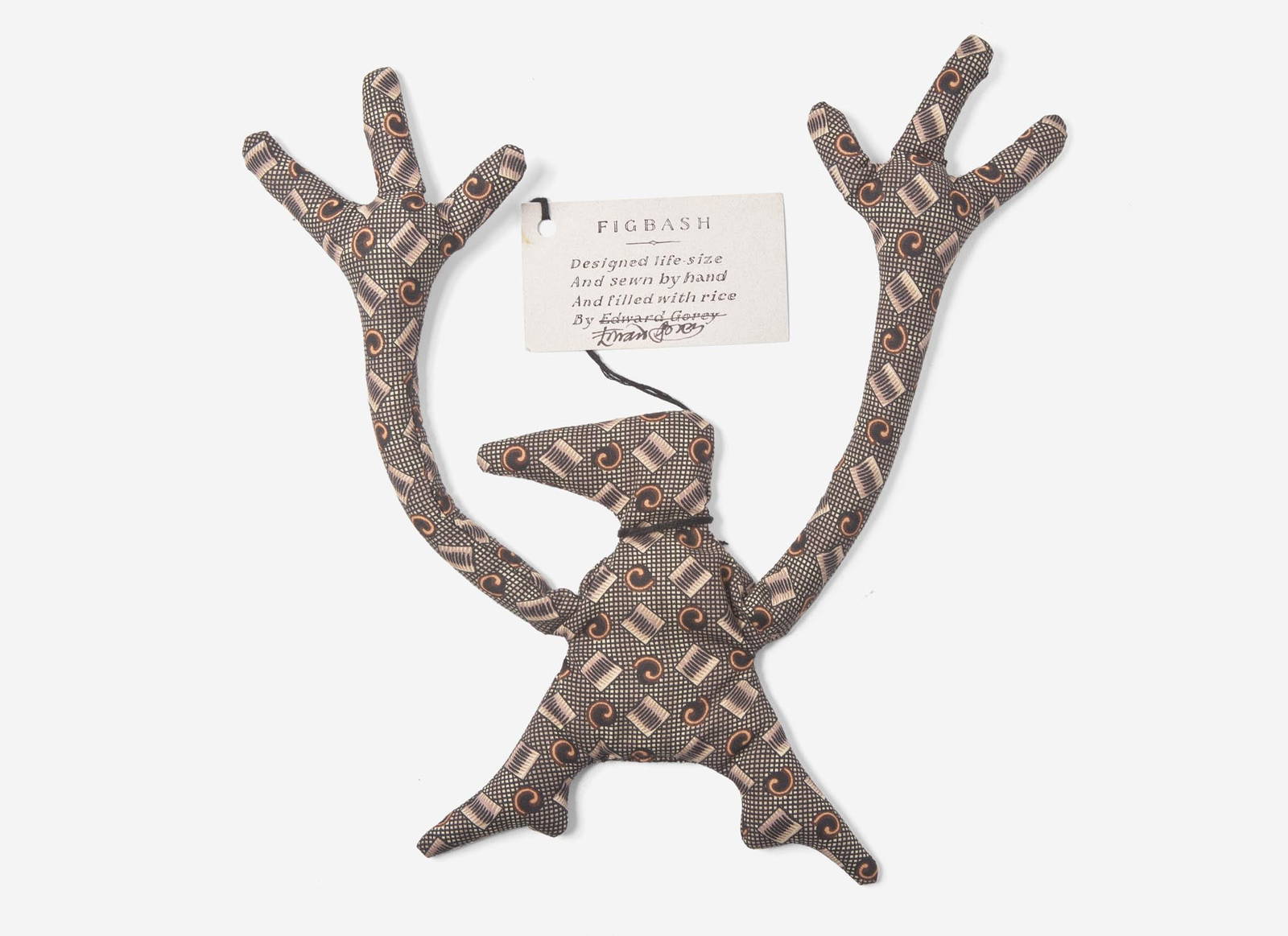 [children's & Illustrated] Gorey, Edward: Signed Figbash Doll Auction