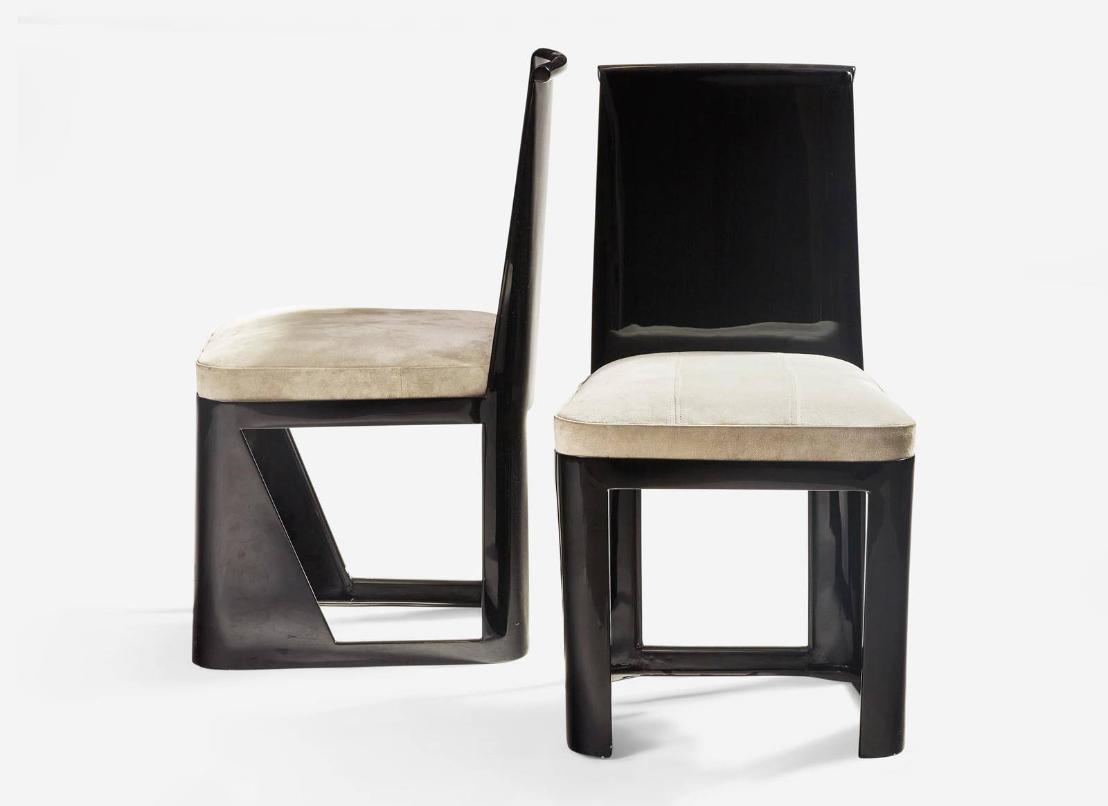 René Prou, Two Side Chairs Auction