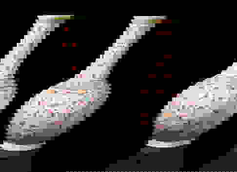 A Pair Of Chinese Famille Rose-decorated Porcelain "thousand Bats ...