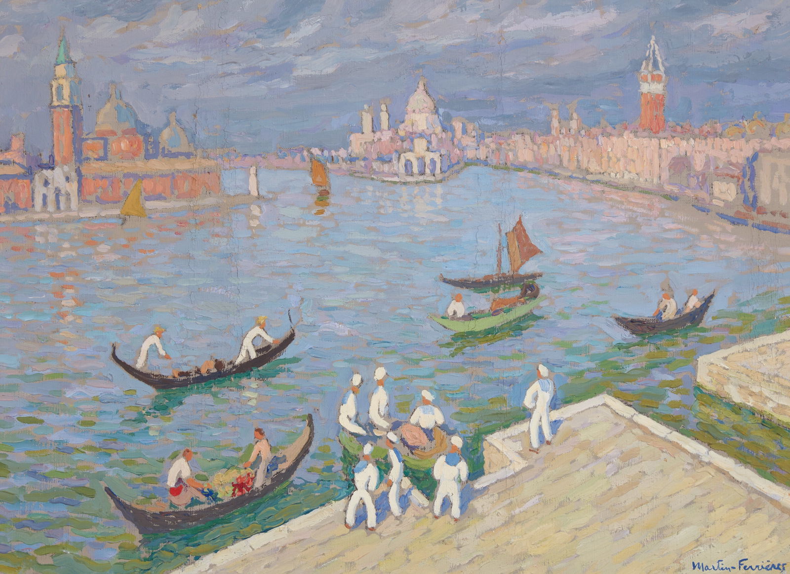Jacques Martin-ferrières (french, 1893–1972) - Venice Auction