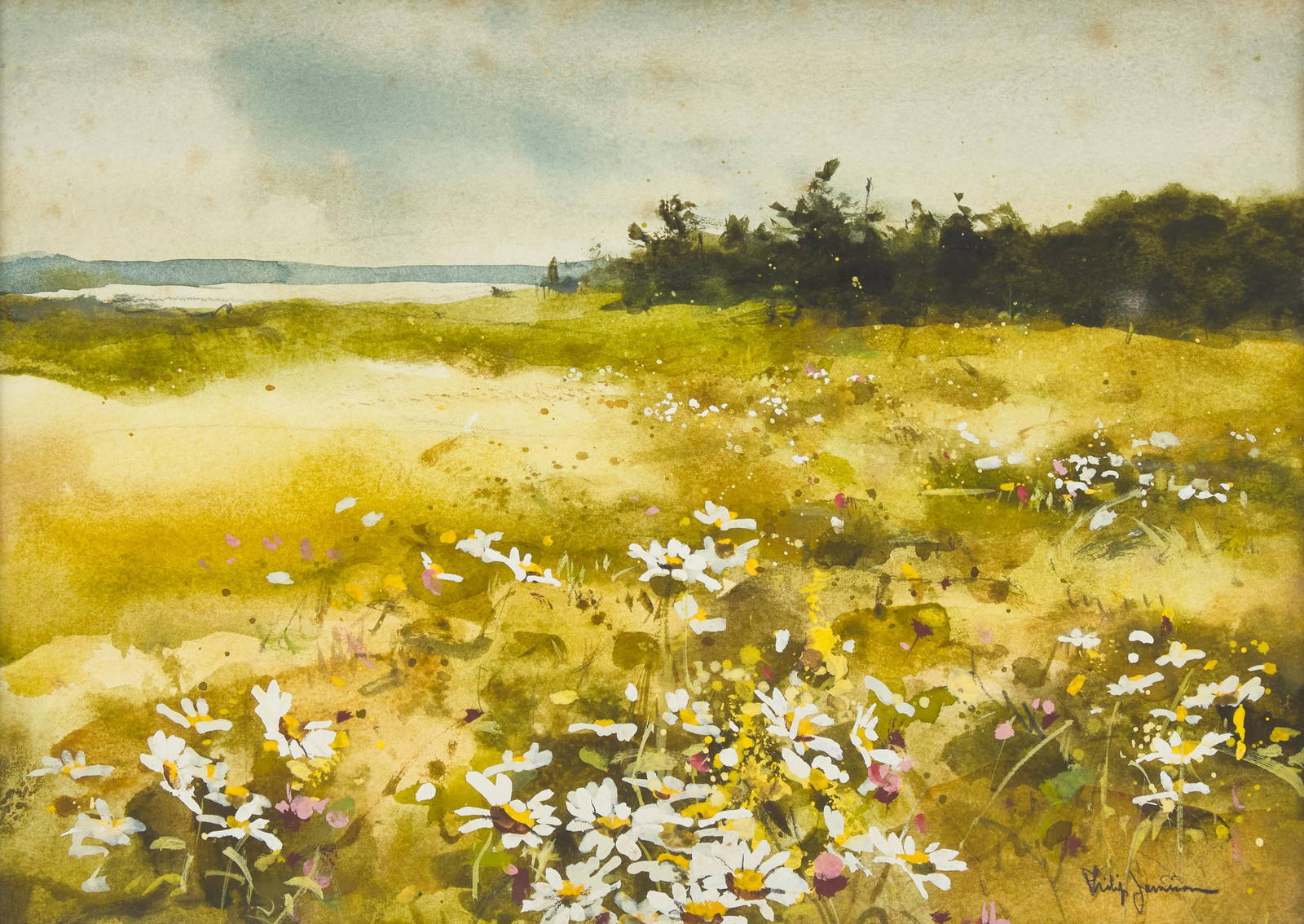 Philip Jamison (american, 1923) - Daisy Field Auction
