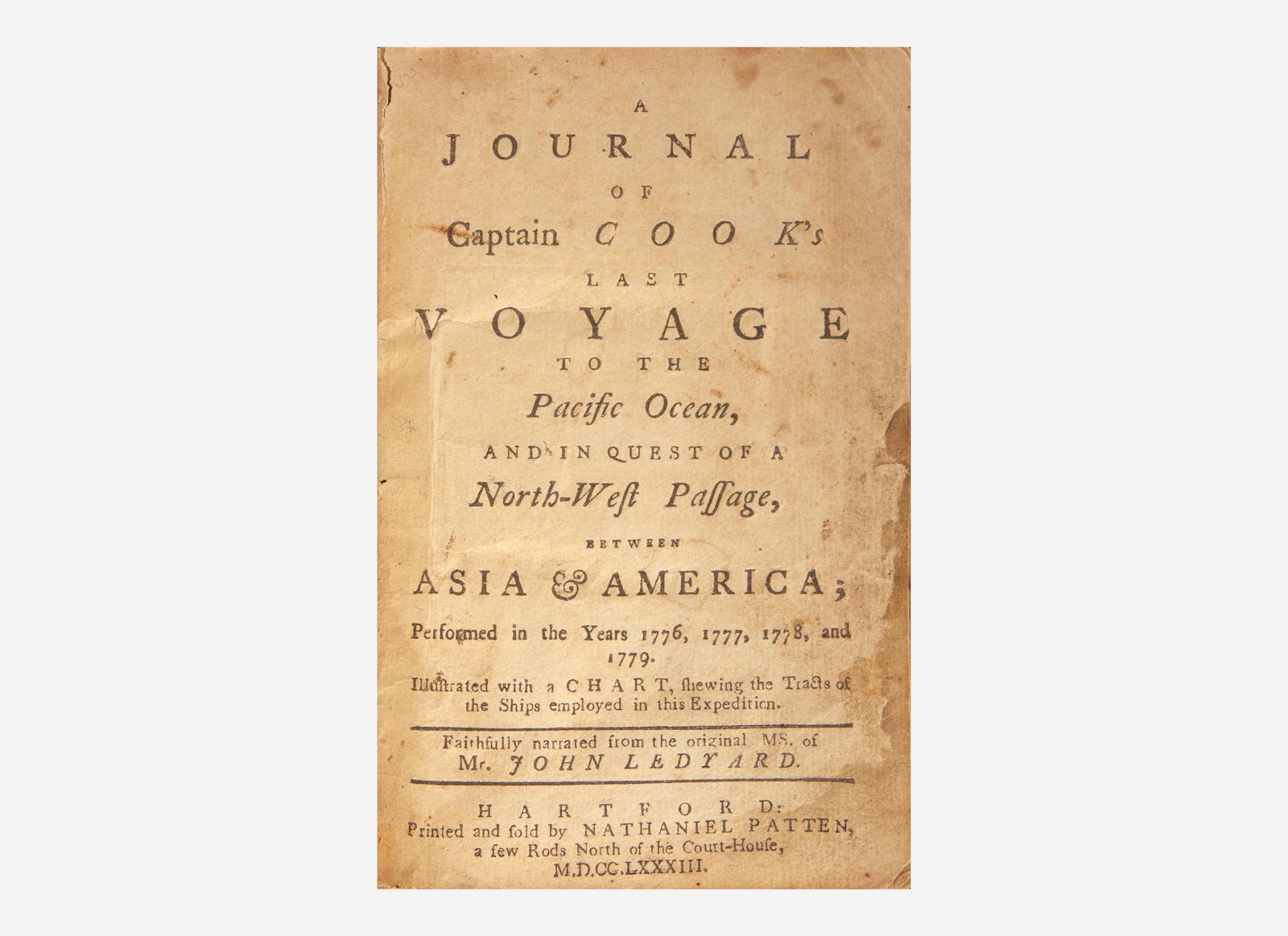 [americana] [hawaii] Ledyard, John: A Journal Of Captain Cook's Last ...