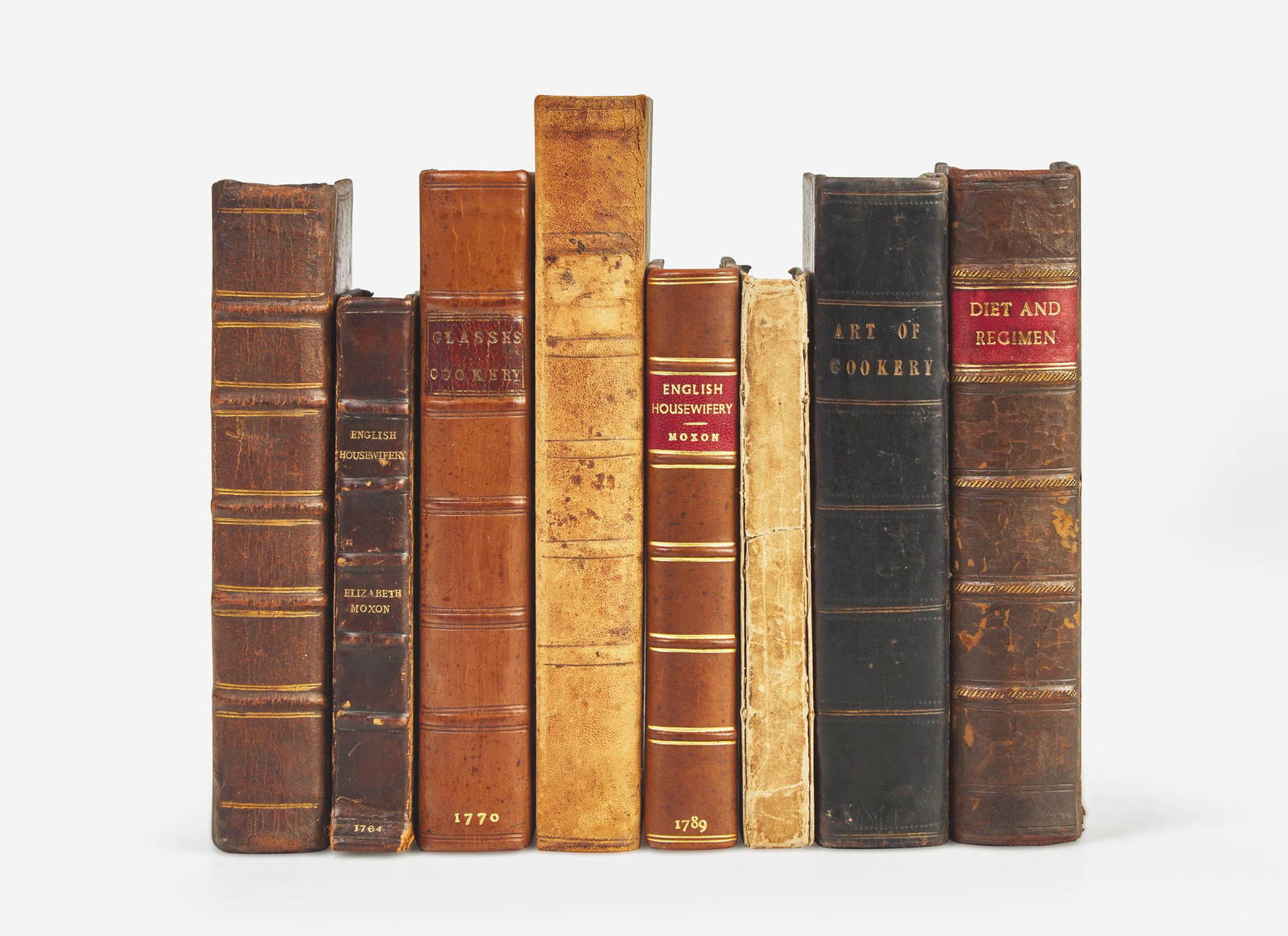 [food & Drink] Group Of 8 18th Century English Cookbooks Auction