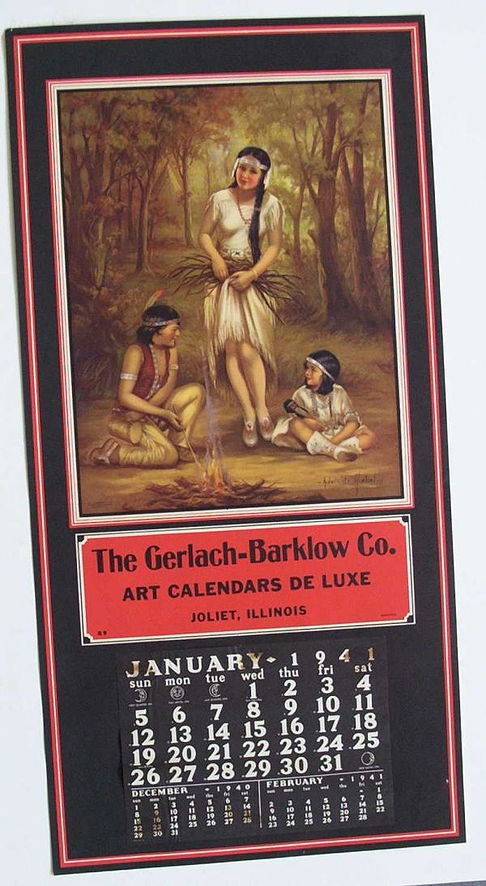 Lot. American Color Pictorial Calendars. Gerlach- - May 20, 2004 | Freeman's | Hindman In Pa