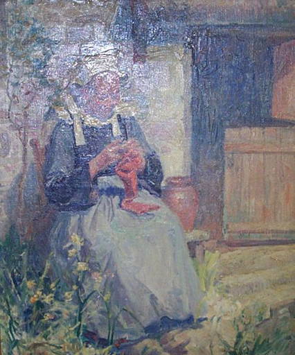 Karl Goodwin (american 20th Century) Briton Peasa