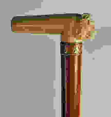 Ivory Handled Walking Cane, 19th Century, The Tap
