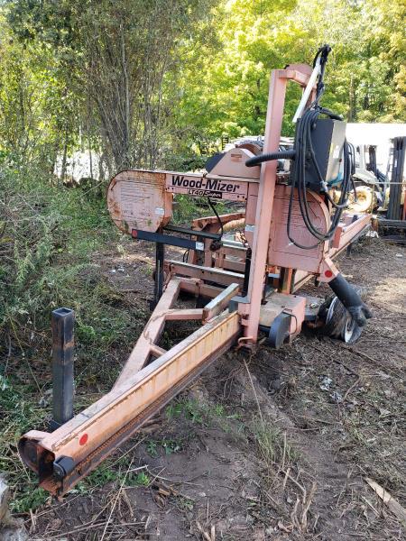 Wood Mizer Lt 40 Super On Trailer, Electric Motor, Flat