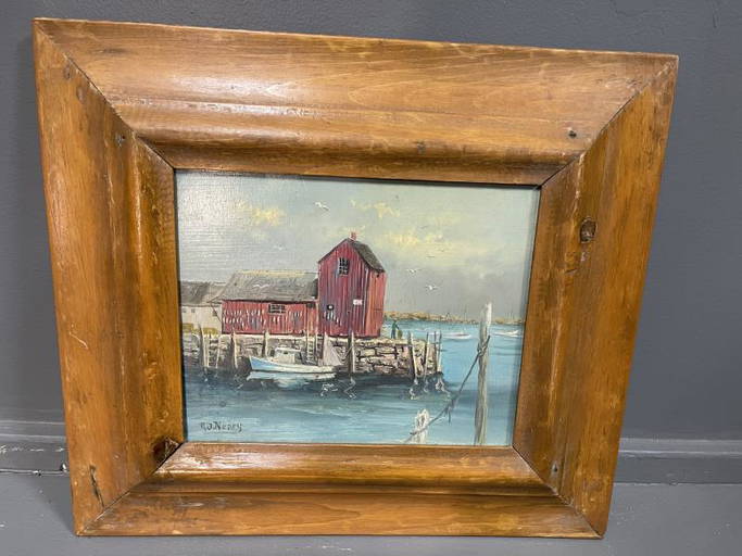 Oil On Board Painting By Robert J. Neary, Motif # 1,