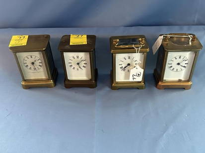 Tiffany & Co Swiss Brass Carriage Clock Auction