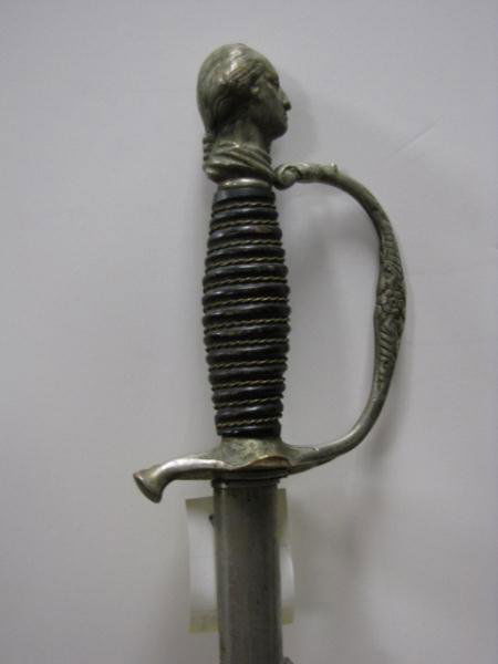 Dress Sword, Ceremonial, George Washington Head On