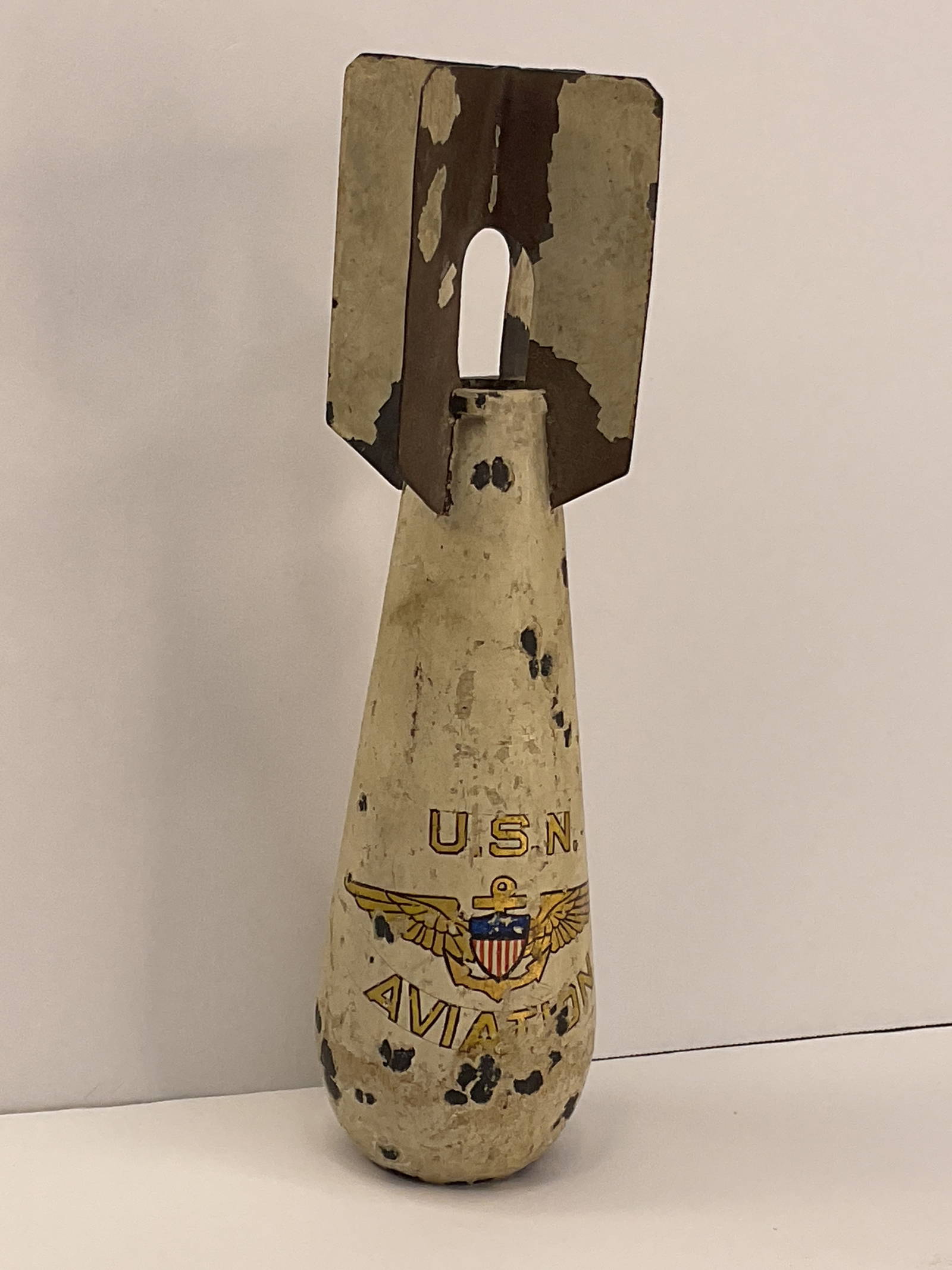 Vintage United States Aviation Bomb 8 1/4" Tall Cool Military ...