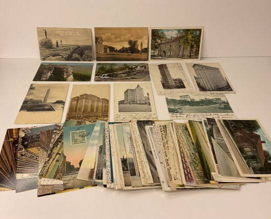 (65) Antique And Vintage New York Postcards Early Some 1900's Used And ...