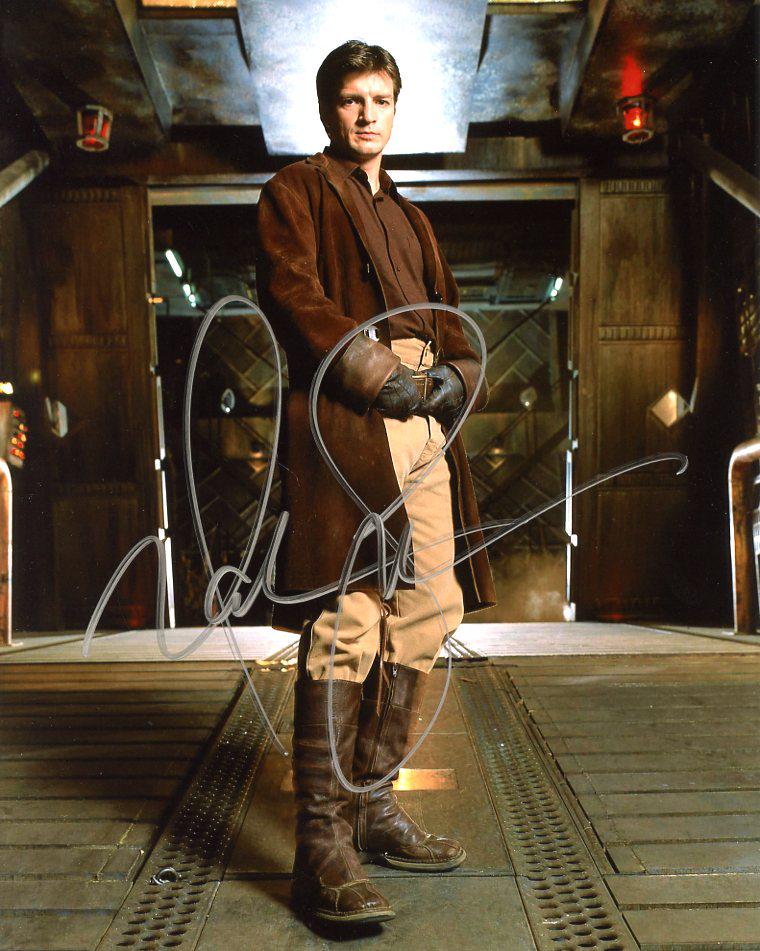Nathan Filion FIREFLY In Person Signed Photo - May 02, 2020 | EB ...