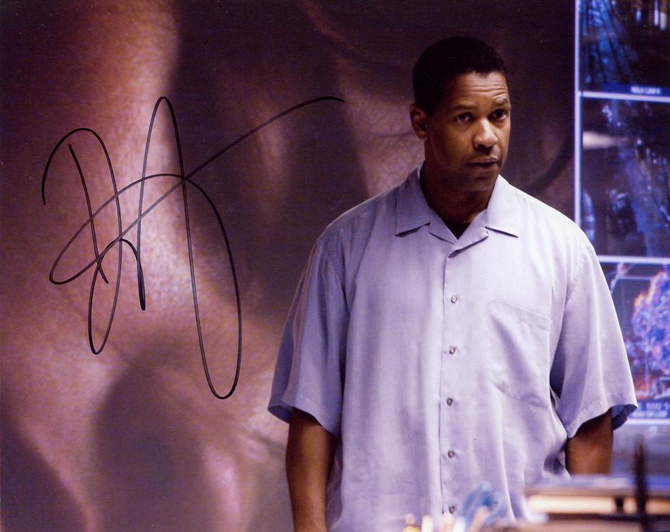 Denzel Washington autograph - Aug 16, 2009 | US Asset Fortfeiture ...