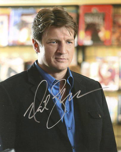 Nathan Fillion Castle In Person Signed Photo