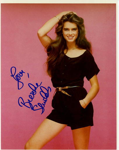Brooke Shields PRETTY In Person Signed Photo (#0058) on Dec 18, 2022 ...