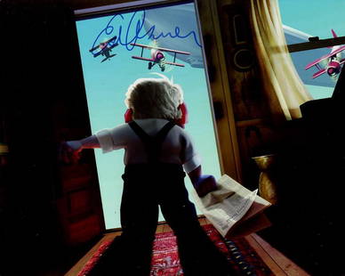 Ed Asner Autographed Disney Pixar's Up Carl 8x10 Photo