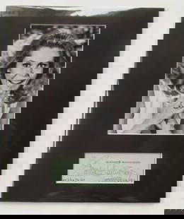 Elizabeth Montgomery Signed Photograph