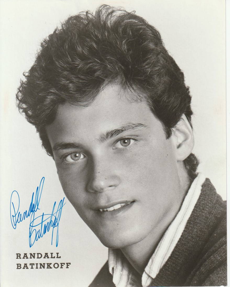 Randall Batinkoff Peacemaker / School Ties In Person Signed Photo Auction