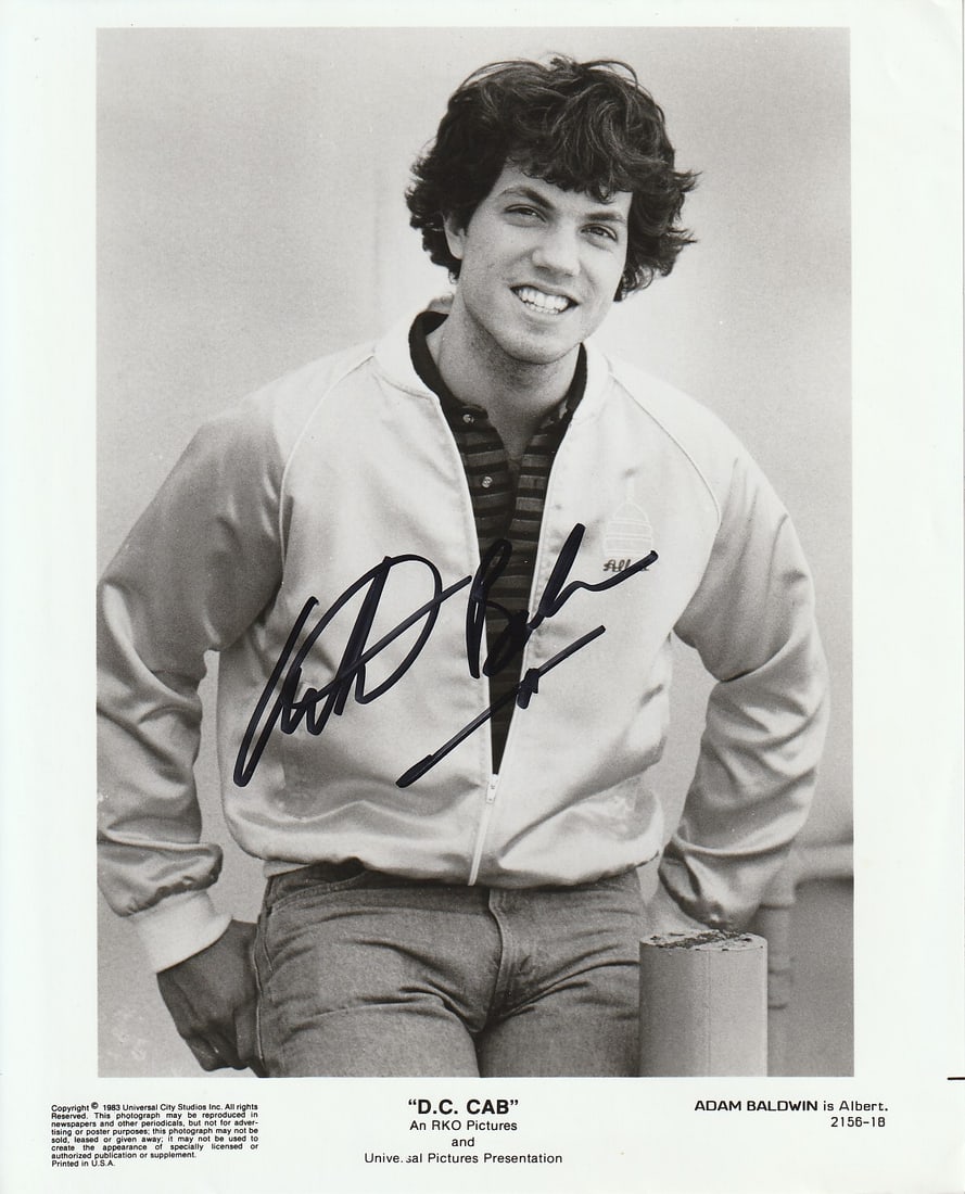 Adam Baldwin Dc Cab In Person Signed Photo Auction