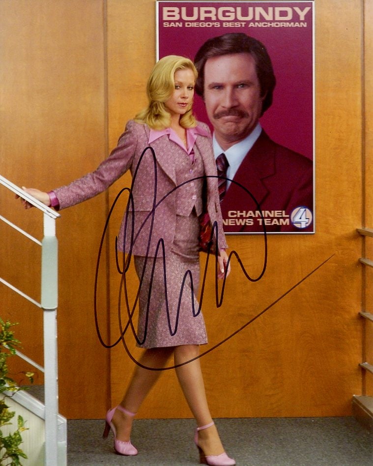 Christina Applegate Anchorman 2 In Person Signed Photo Auction