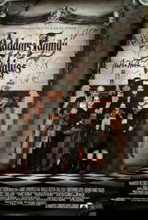 Addams Family Value Movie Poster Signed By Six Auction
