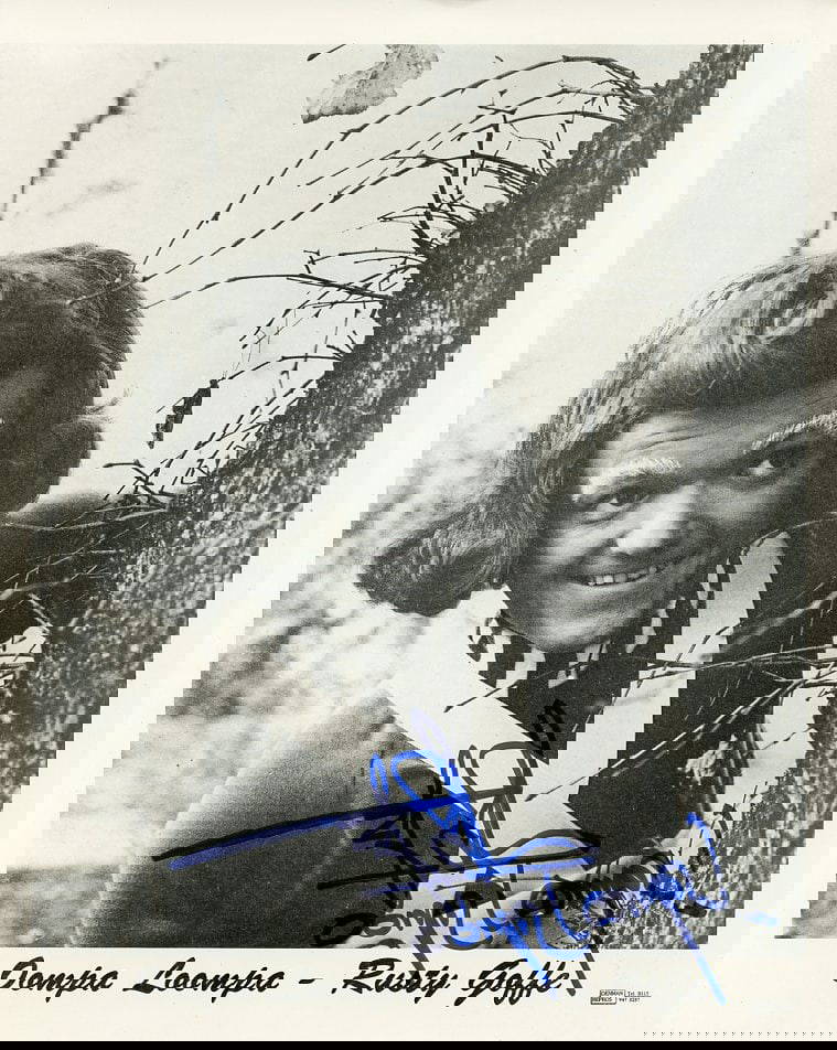 Rusty Goffe Willy Wonka In Person Signed Photo Auction