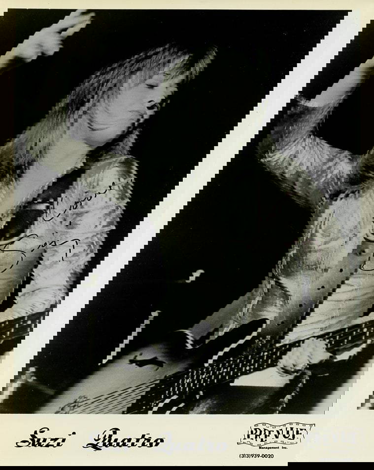 Suzi Quatro Singer / Basssist In Person Signed Photo Auction