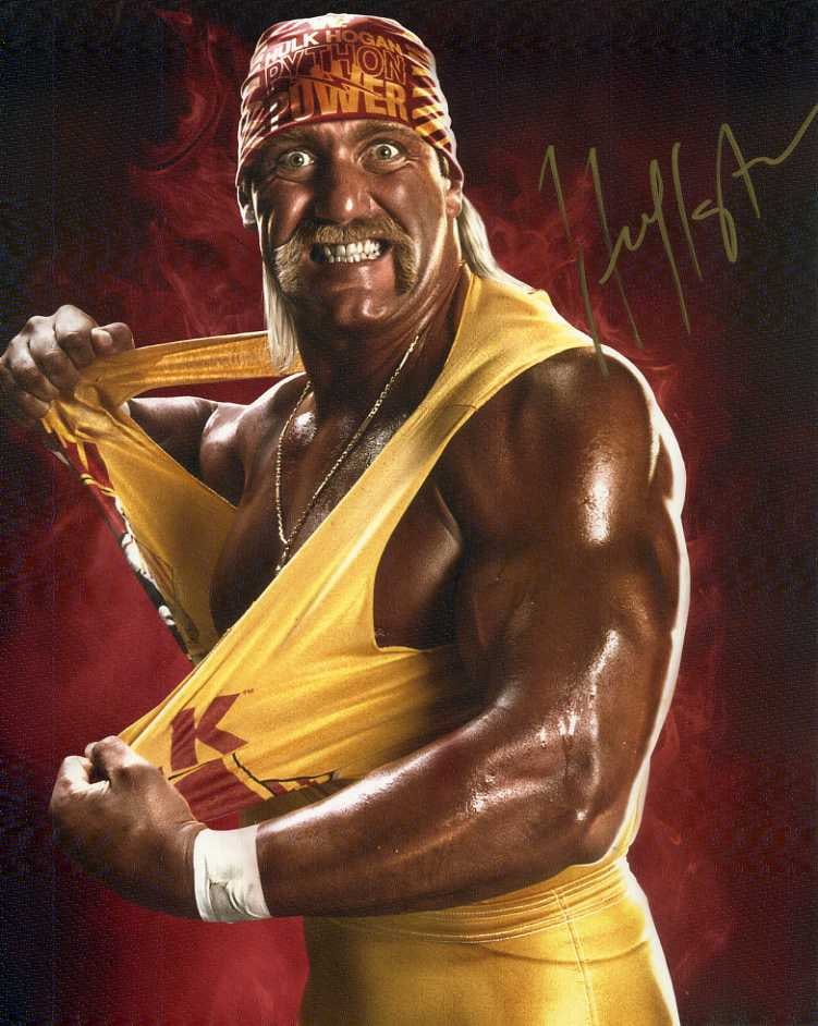 Hulk Hogan Wwf In Person Signed Photo Auction