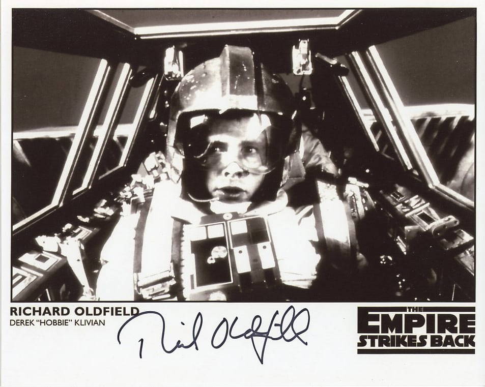 Richard Oldfield Star Wars Empire Strikes Back In Person Signed Photo Auction