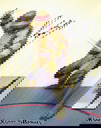 Ken Scott Teenage Mutant Ninja Turtles In Person Signed Photo