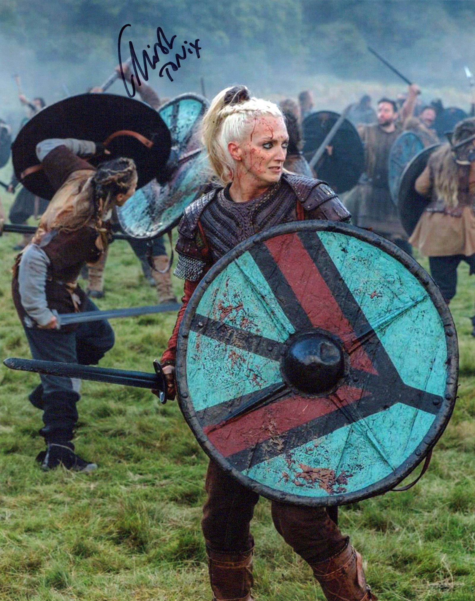 Georgia Hirst Vikings In Person Signed Photo Auction