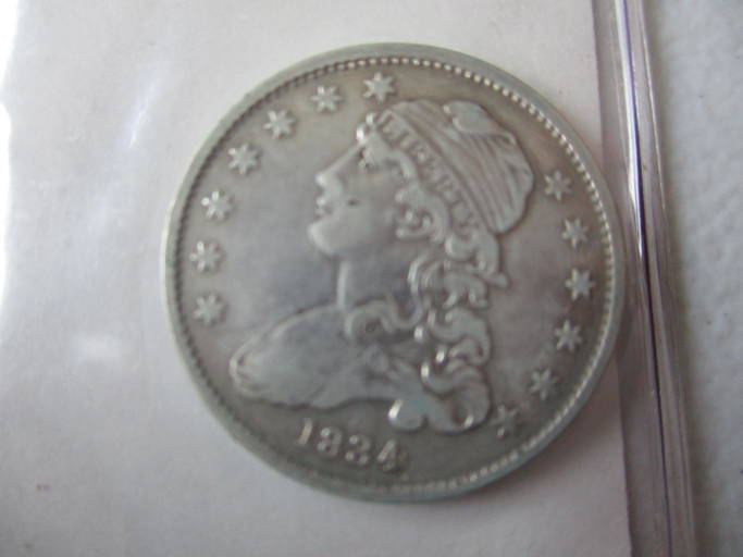 1834 Capped Bust 20 Cent Piece