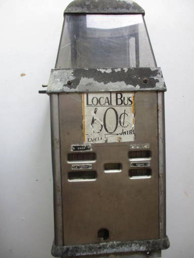Boston Mbta Bus Fare Coin Collection Machine 24"