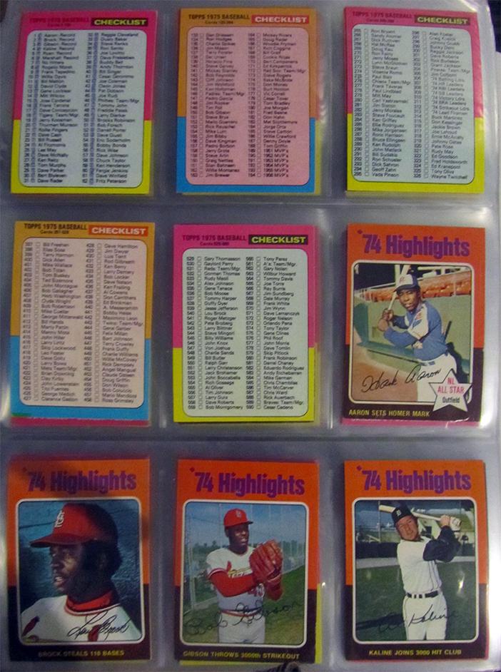 1975 Topps Baseball Complete Set