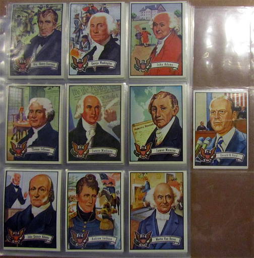 (2) Versions Of The 1972 Topps Us Presidents Set