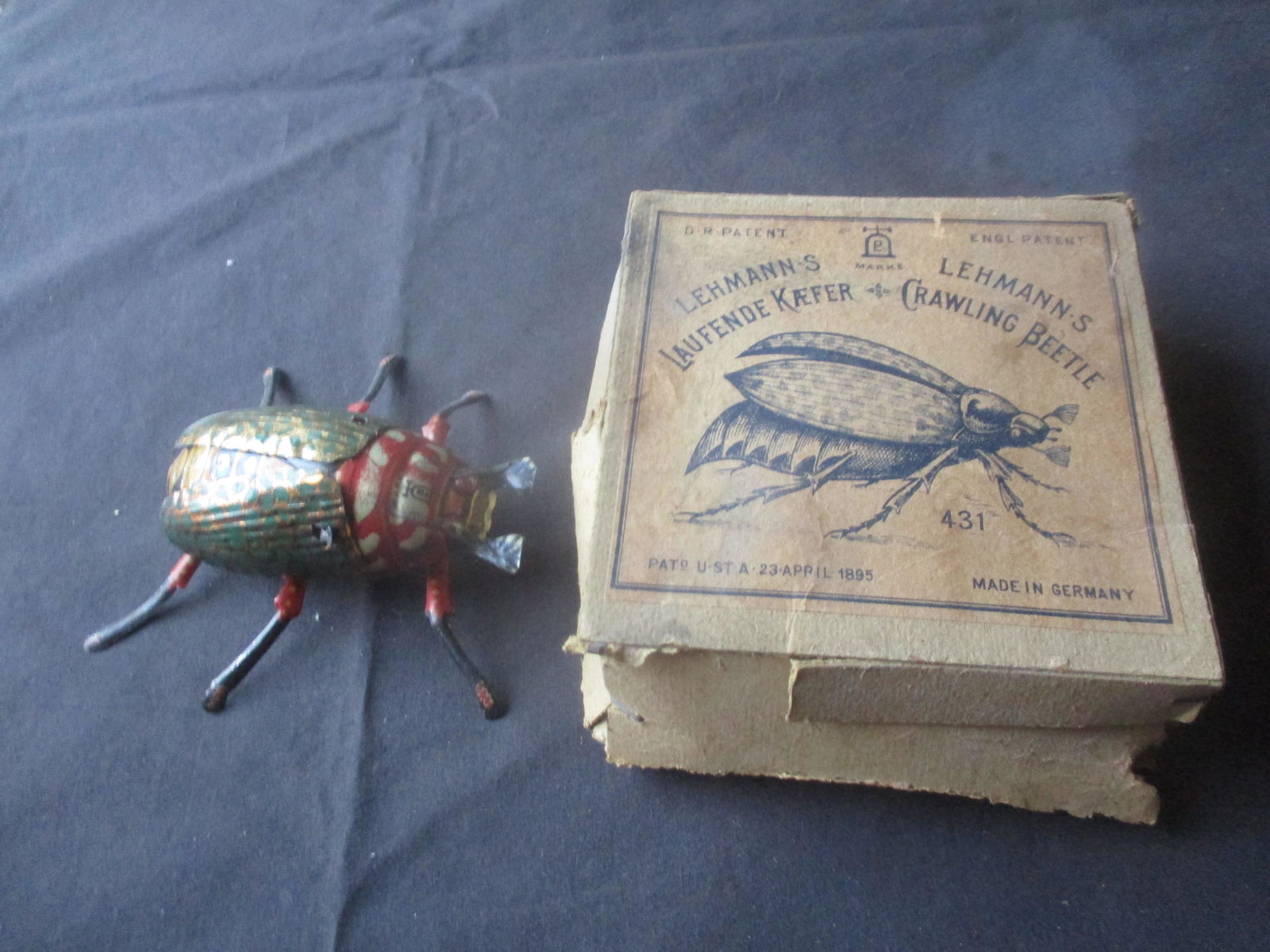 Rare 1895 Windup German Lehmann Beetle Tin Litho - Dec 01, 2021 ...