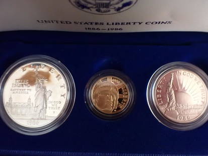 United States Gold And Silver Liberty Coins Set