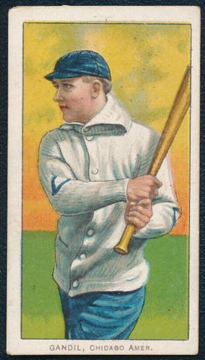 T206 Chick Gandil Chicago Black Sox Baseball Tobacco Card