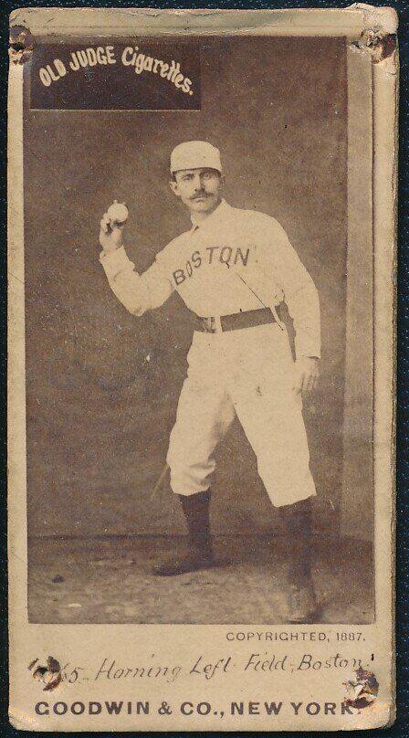 N172 Old Judge Baseball Card Joe Hornung