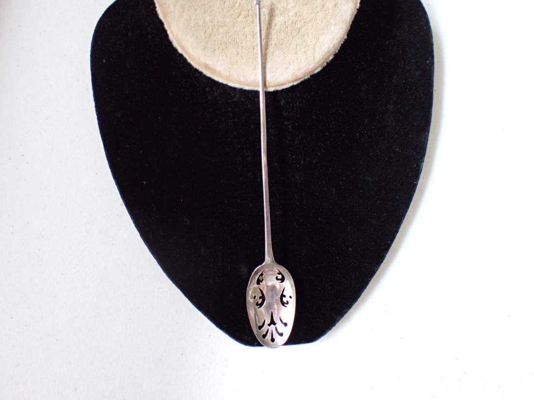 Rare English Sterling Mote Skimming Spoon Auction