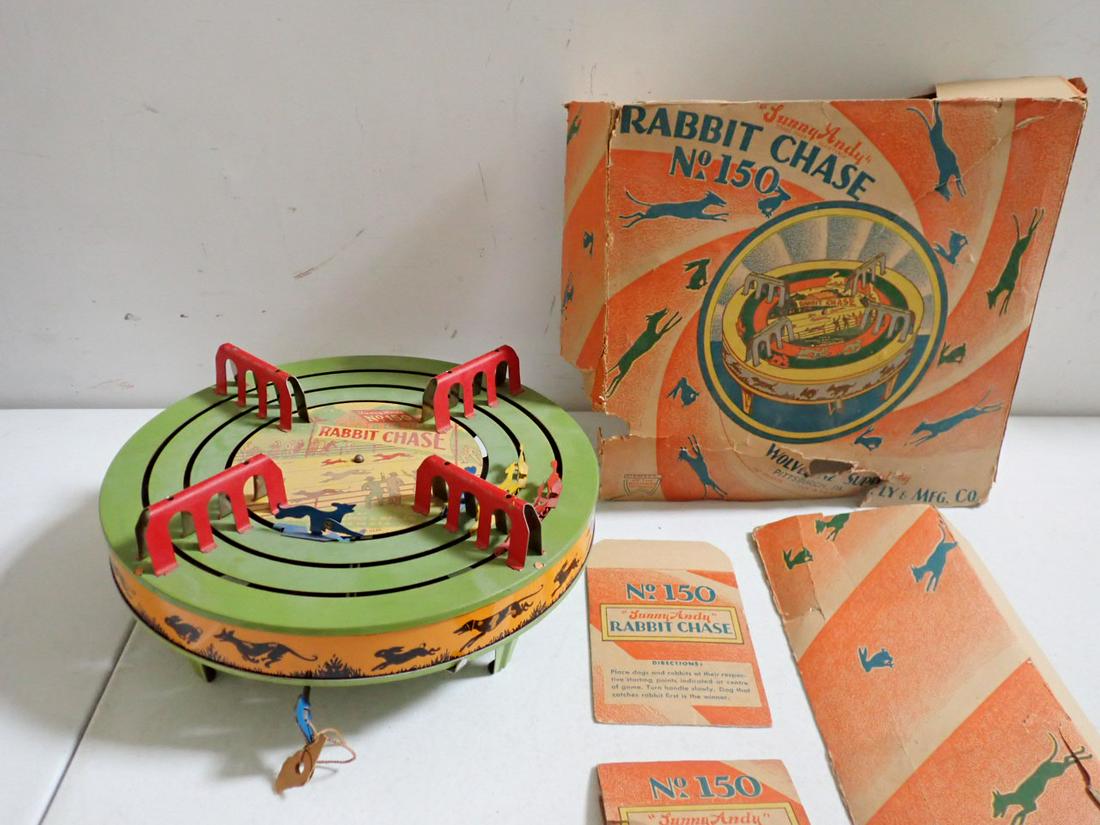 Wolverine Rabbit Chase Sunny Andy #150 Toy With Key & Box Auction