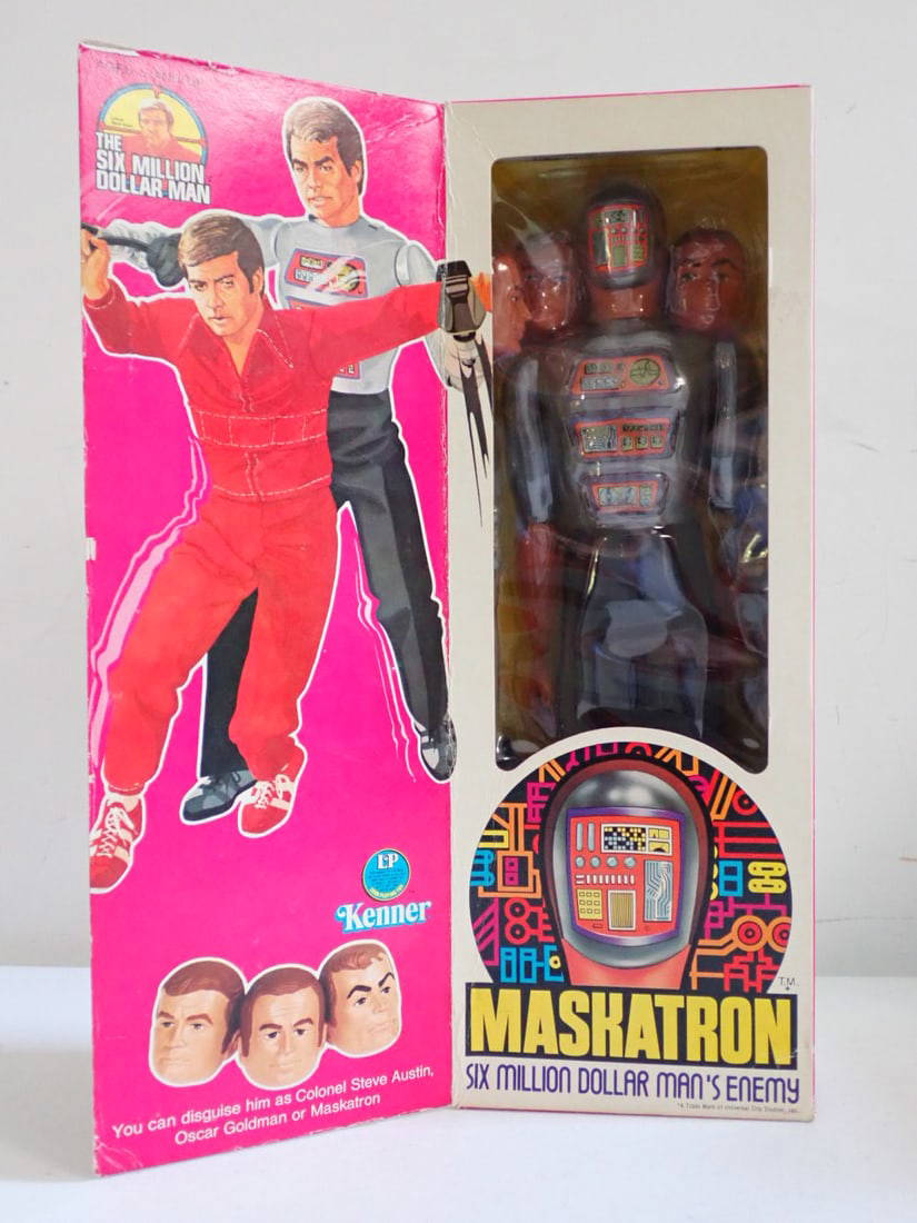 1976 Maskatron Six Million Dollar Man's Enemy In Box Auction