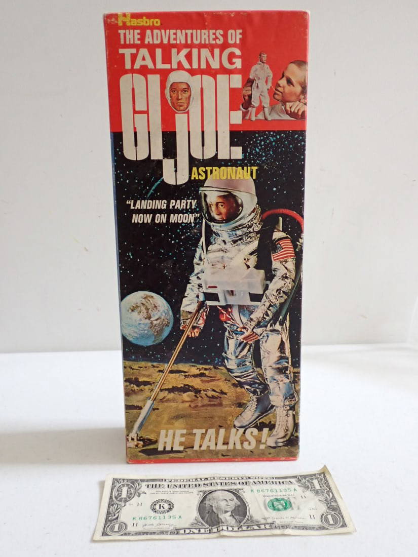 1969 Hasbro Talking Gi Joe Astronaut Figure In Box Auction