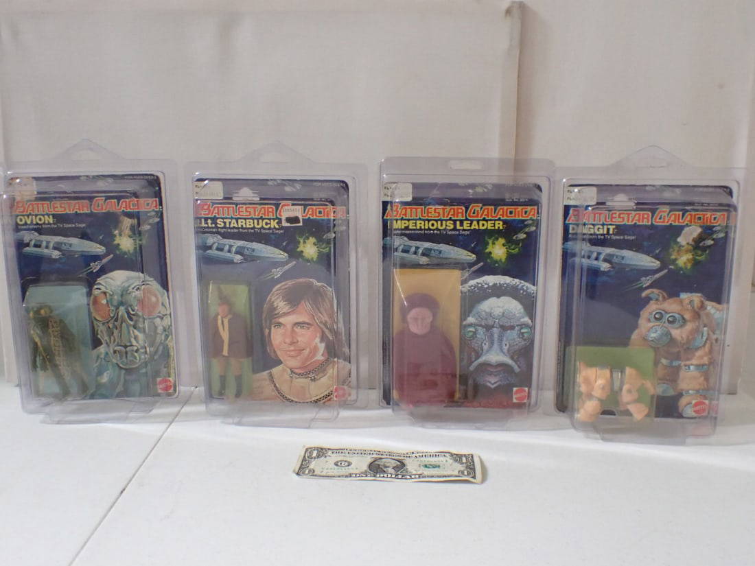 1978 Battlestar Galactica Mattel Action Figures Auction