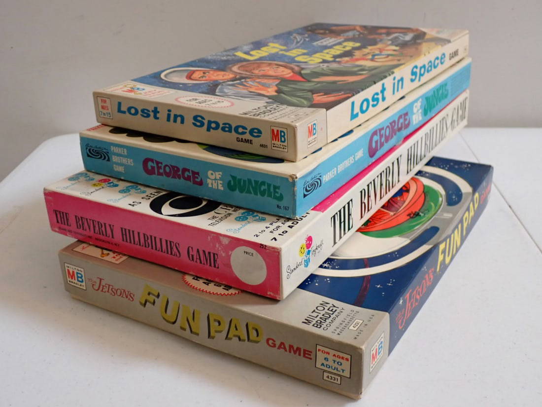 1960's Tv Show Board Games Lost In Space, Jetson's, Etc. Auction