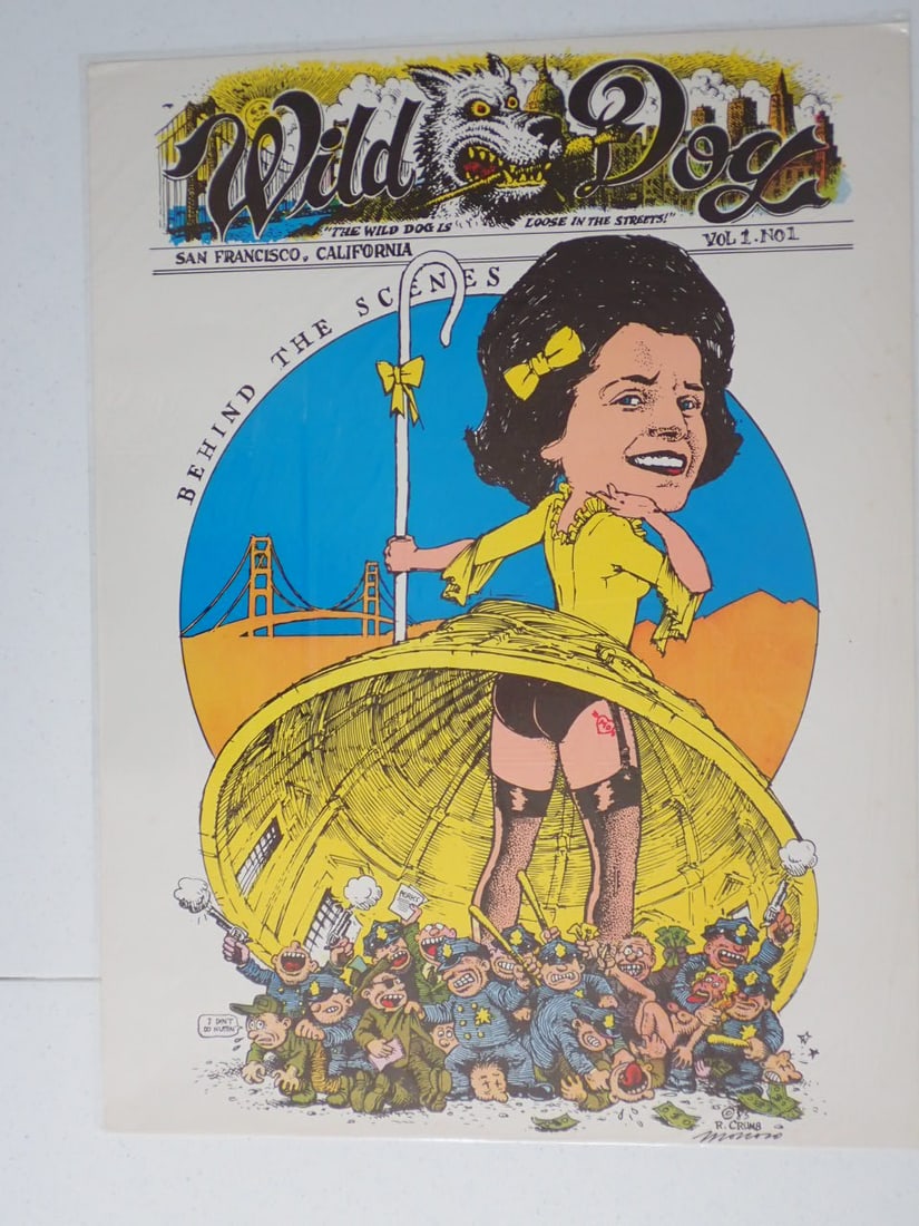 Wild Dog Poster By R. Crumb & Moscoso