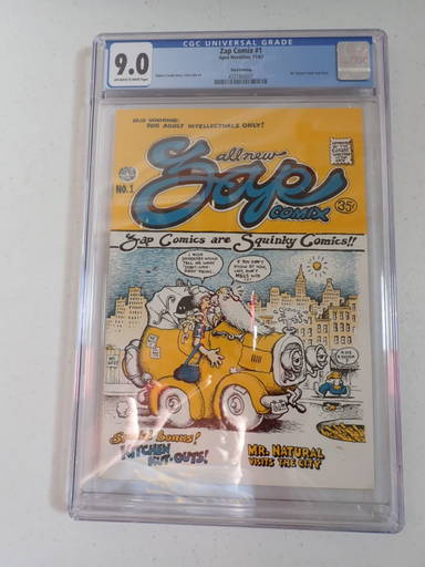 Zap Comics #1, 3rd Printing November 1967 By R. Crumb