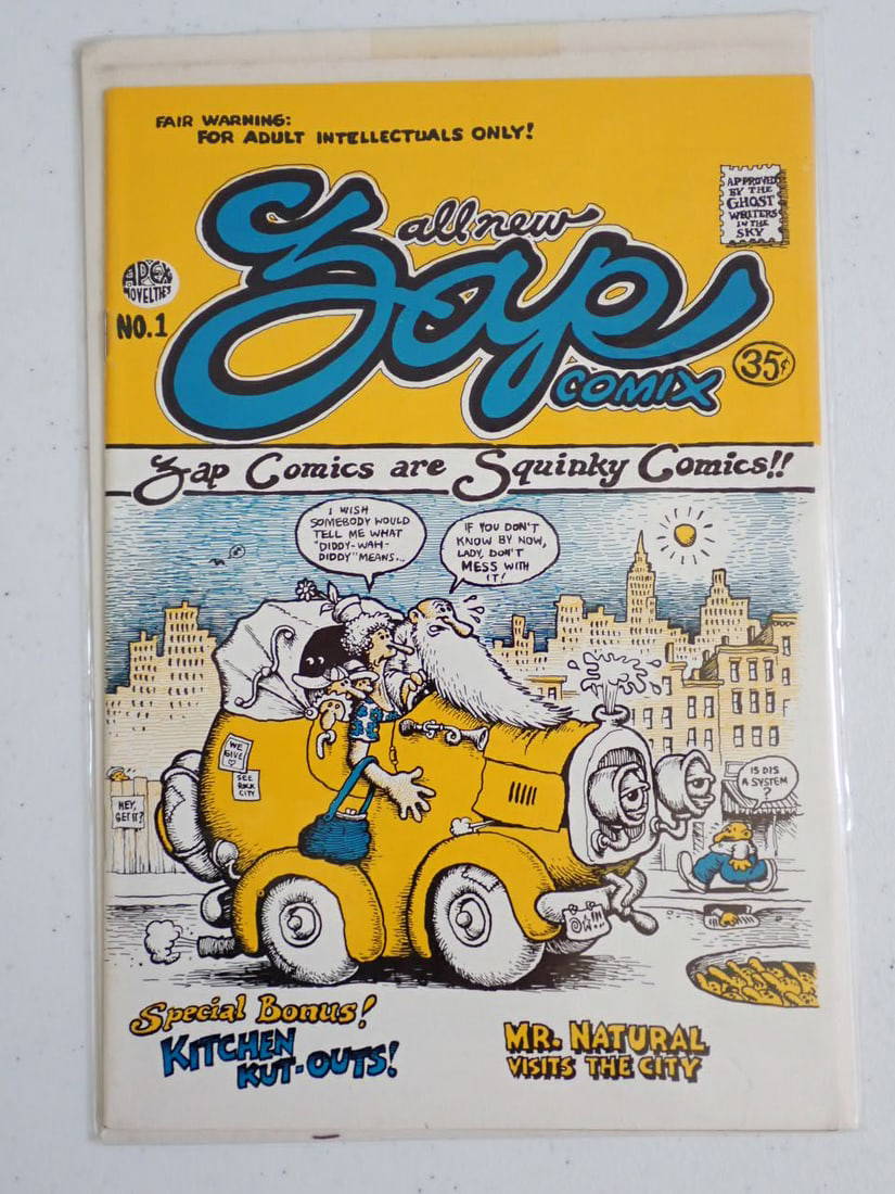 Zap Comics #1, November 1967 By R. Crumb Auction