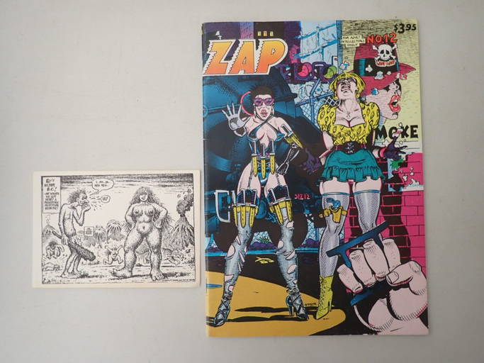 Zap # 12 Comic And Opening Show Invitation